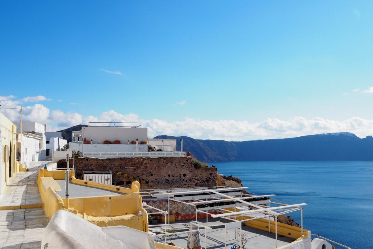 Santorini's Shades of Blue (and White) • The Petite Wanderess