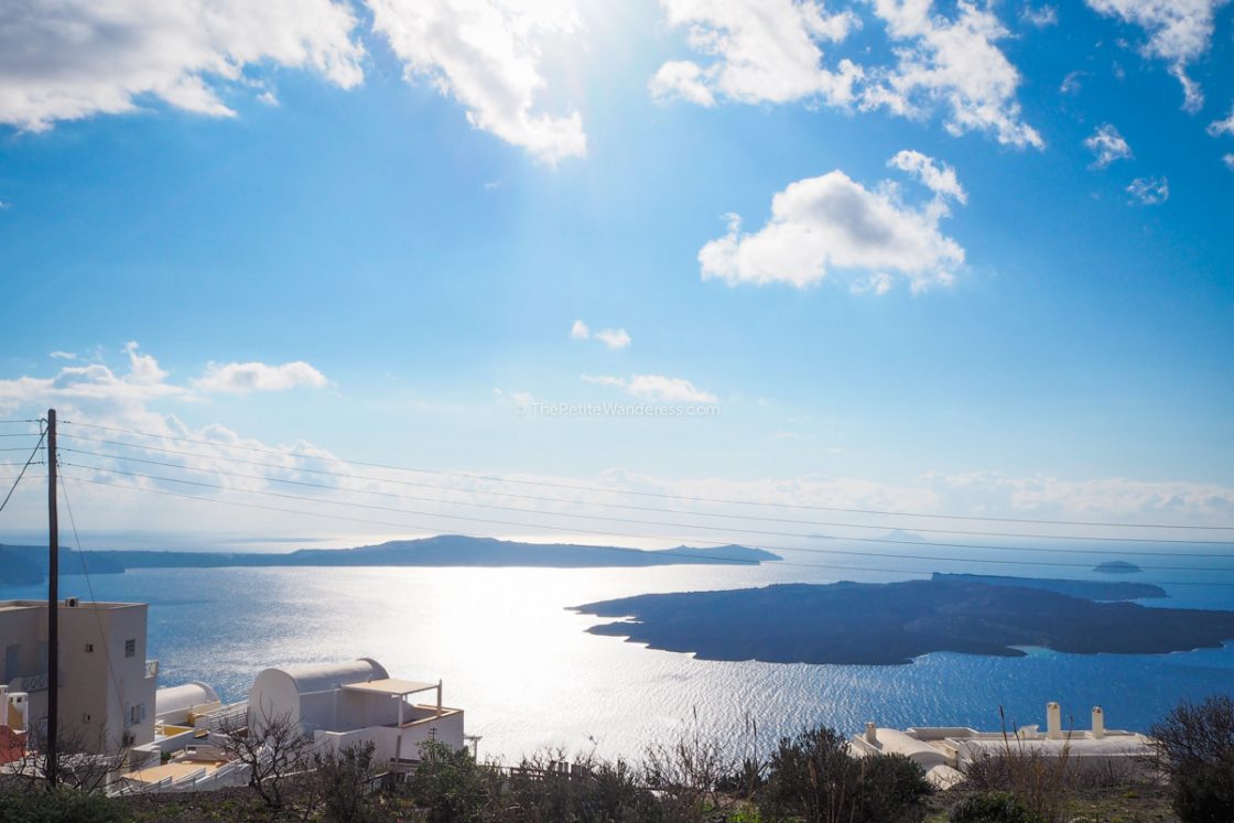 Santorini's Shades of Blue (and White) • The Petite Wanderess